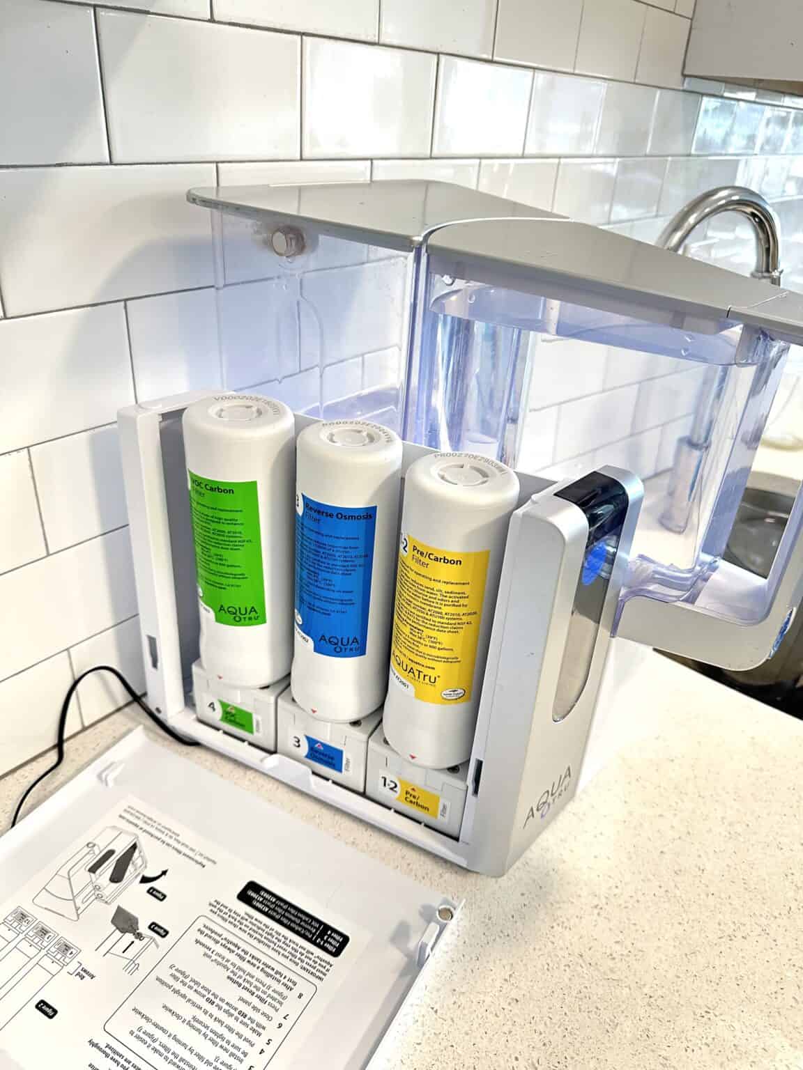 My AquaTru Review: a countertop reverse osmosis water filter